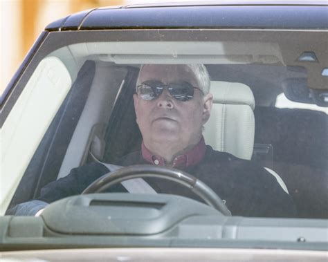 Photo Le Prince Andrew Duc D York Conduit Sa Voiture Windsor Le
