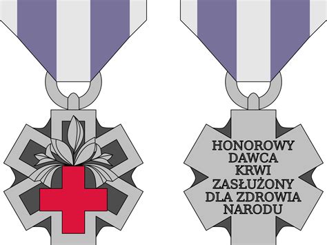 Honorowy Dawca Krwi Zas Uzony Dla Zdrowia Narodu