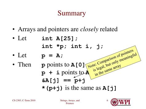 ppt strings arrays and pointers powerpoint presentation free download id 764323