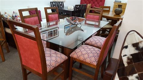 Juego De Comedor Con Tapa De Vidrio Viena Muebles