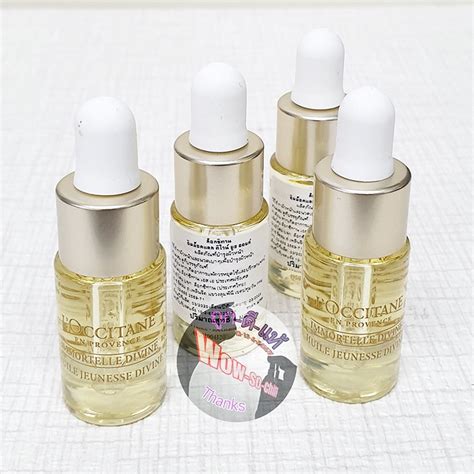 ใหผวมออรา เปลงประกาย L occitane Immortelle Divine Youth Face Oil