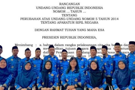 SEGERA URUNGKAN NIAT UU ASN Akan Menindak Tegas Pegawai ASN Yang Mau
