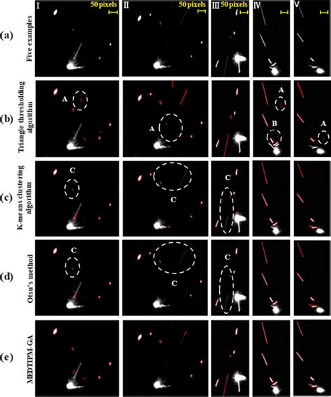 comparison of image processing a the target images b triangle download scientific diagram