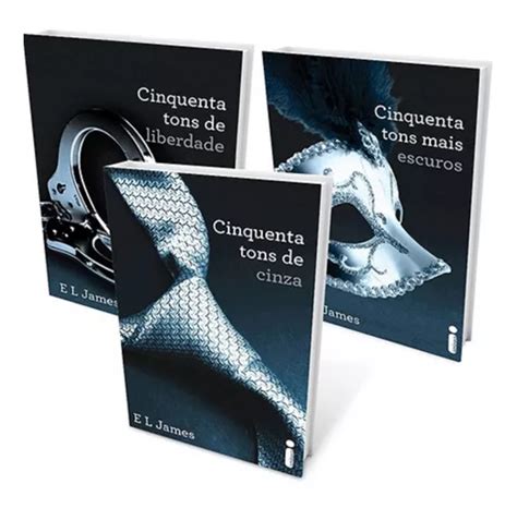 Trilogia Completa Cinquenta Tons De Cinza Livros C Box Frete Gr Tis
