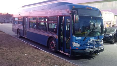 CTTransit 2010 New Flyer XDE40 1036 On The 425 Outbound FULL RIDE