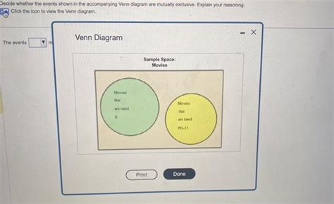 Solved Decide Whether The Events Shown In The Accompanying Chegg