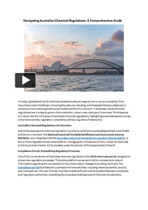 PPT Navigating Australian Chemical Regulations A Comprehensive Guide