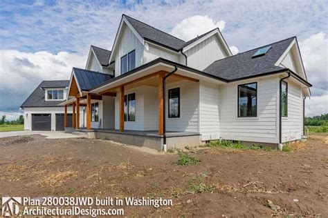 Modern Farmhouse Plan 280038JWD Comes To Life In Washington Photos Of