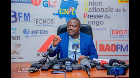 EAC MUHINDO NZANGI BUTONDO MINISTRE ESU Echange avec la Presse à GOMA
