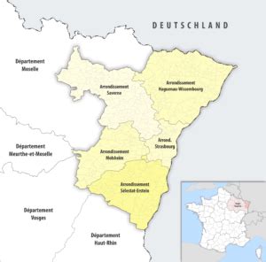 Carte Du Bas Rhin