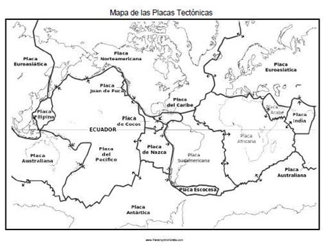 Placas Tectonicas Dibujo Buscar Con Google Plate Tectonics