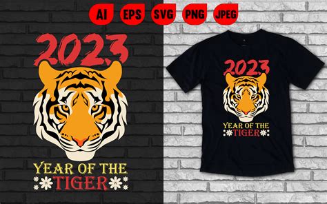 Year Of The Tiger T Shirts Graphic By Niranir S T Shirt Design