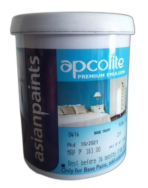 Asian Paints Apcolite Premium Emulsion Paint 900 Ml At Rs 350 Bucket