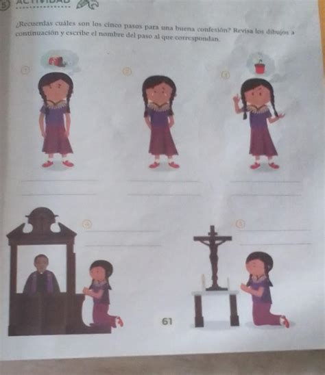 recuerdas cuáles son los cinco pasos para una buena confesión revisa