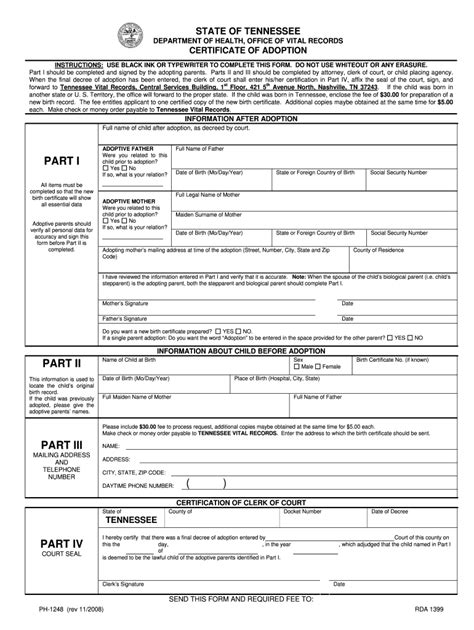 Adoption Paper Fill Out Sign Online DocHub