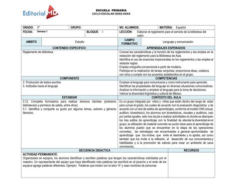 Planeación Híbrida de Tercer Grado de Primaria Ciclo 2021 2022