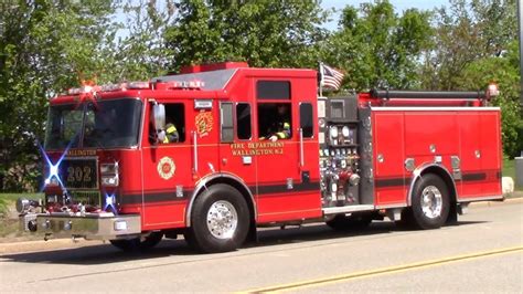 Wallington Fire Department Engine 202 Responding 5 6 21 YouTube