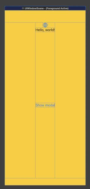 swiftui closing modal by swipe is breaking view constraints stack overflow