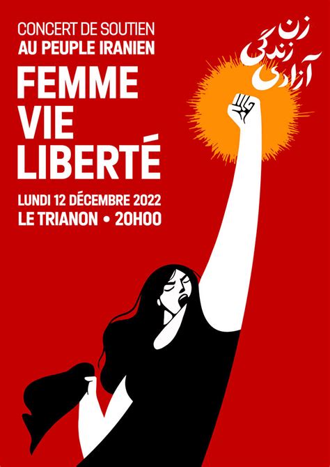 Concert De Soutien Au Peuple Iranien