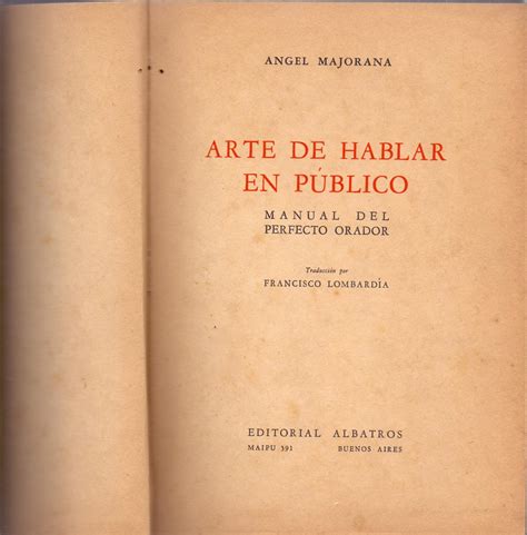 Libro El Arte De Hablar En Publico Libros Famosos