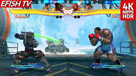 Yoshimitsu Kazuya Vs Balrog Vega Hardest AI Street Fighter X