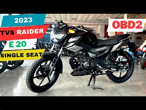 2023 Latest TVS Raider 125 E20OBD2 Single Seat Most Detail Review आपक