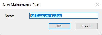 Automate SQL Database Backups Using Maintenance Plans