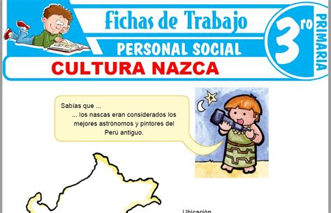 Cultura Nazca Para Tercero De Primaria Fichas De Trabajo