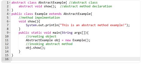 methods in java