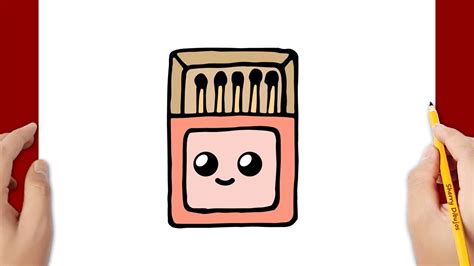 C Mo Dibujar Una Caja De Cerillos Kawaii Youtube