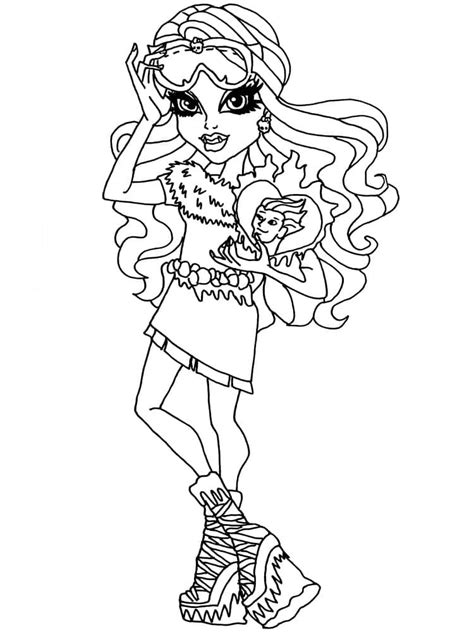 Monster High Tegninger Til Farvel Gning Farvelegning