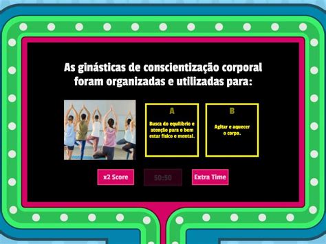 Gin Stica De Conscientiza O Corporal Ano Jogo Adaptado Gameshow