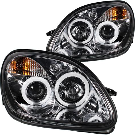 Scheinwerfer Satz Set Angel Eyes Mercedes SLK R170 Klarglas Chrom Bj