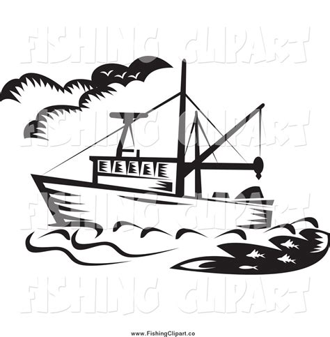 Fishing Boat Line Drawing At PaintingValley Explore Collection Of