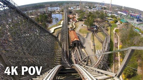 El Toro Front Row POV Six Flags Great Adventure Intamin Pre Fabricated