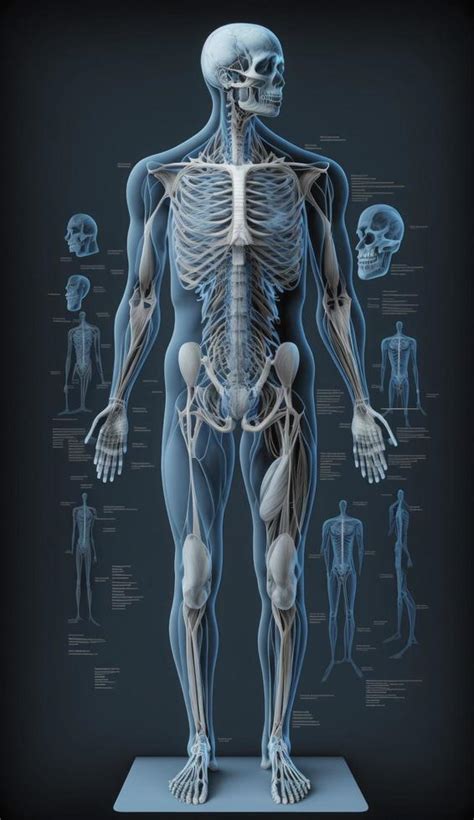 Full Human Body Anatomy 3d Rendering Anatomical Drawing Body