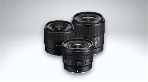Sony Introduces Three New APS C Lenses Newsshooter