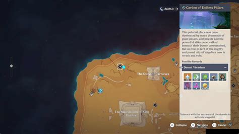 Genshin Impact How To Unlock The Desert Vivarium Domain In Sumeru