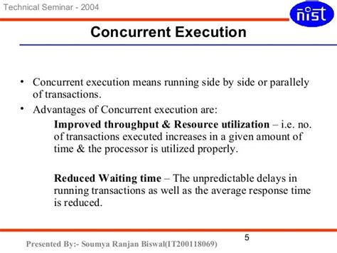 concurrent transactions