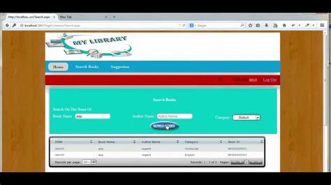 Library Management System In ASP NET YouTube