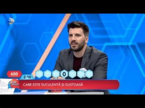 Jocul Cuvintelor Cu Dan Negru Mihai Se Concentreaza Si Ia Cuvintele