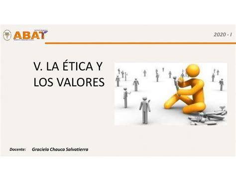 La Ética y los Valores Jeancarlo M uDocz