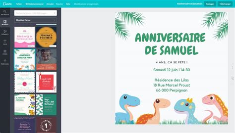 TOP 5 DES SITES POUR CRÉER DES CARTES DINVITATION POUR UN ANNIVERSAIRE