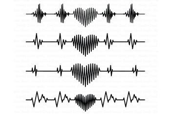 Heartbeat SVG Heart Svg Cardiogram Heart SVG Heart Beat Svg Files