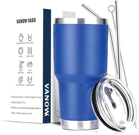 Redlemon Vaso Térmico de Acero Inoxidable con Tapa Hermética 800 ml