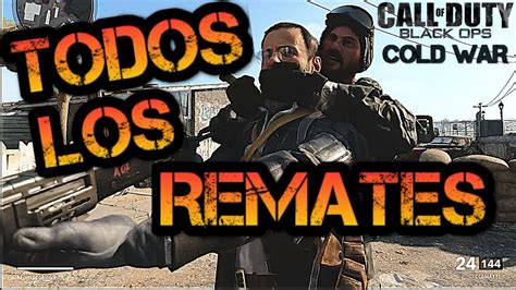 TODOS LOS REMATES EN BLACK OPS COLD WAR ACTUALIZADO Call Of Duty