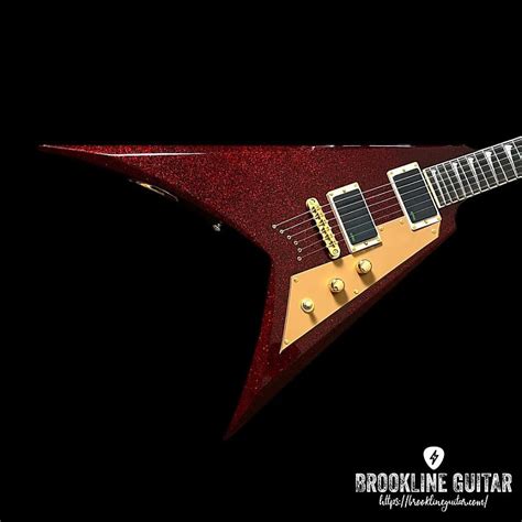 Esp Ltd Kh V Kirk Hammett Signature Red Sparkle Reverb