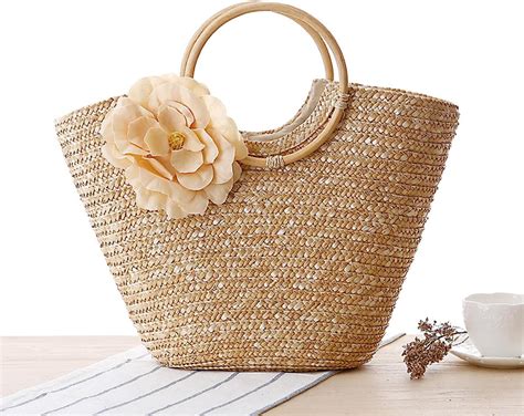 YFZCLYZAXET Strohtaschen Strandtasche Strandtaschen Frauen Totes