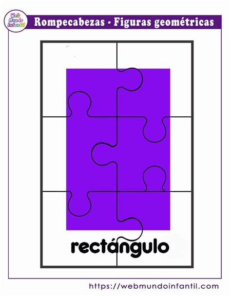 Rompecabezas De Figuras Geom Tricas Para Imprimir Puzzles