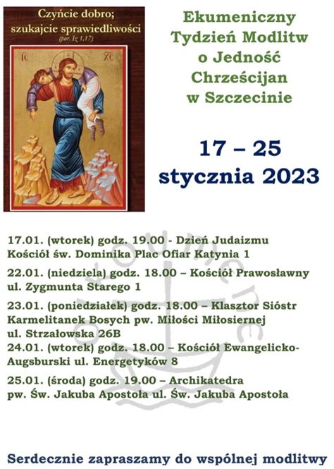Obchody Tygodnia Modlitw o Jedność Chrześcijan Luteranie Szczecin